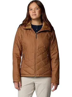 Columbia Columbia Heavenly Hooded Jacket Brown