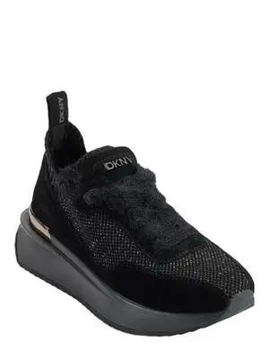 Dkny Aveline Wedge Sneakers - Black