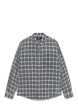 StÜssy Matthew Printed Plaid Shirt - Blue