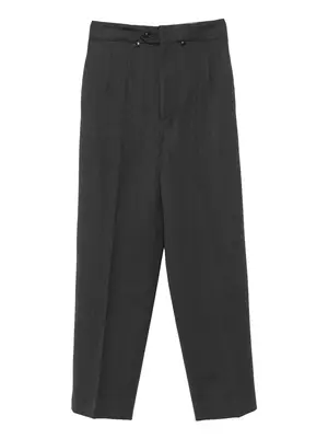 Victoria Beckham High-waist Tapered Trousers - Grey