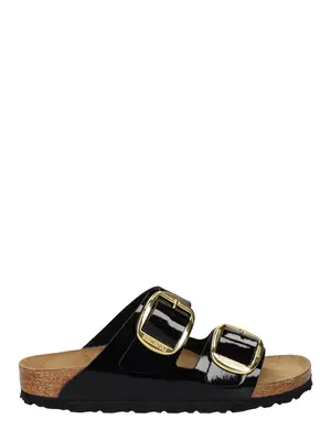BIRKENSTOCK Arizona Big Buckle Slides - Black