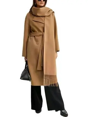 JOSEPH Lepage Mid-length Coat - Brown