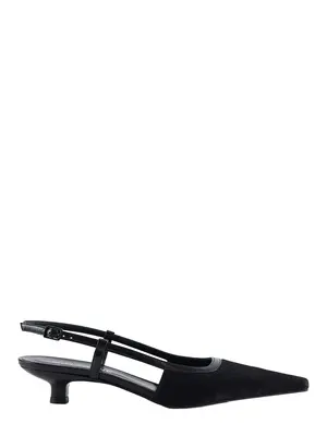 NOTABENE 35mm Elena Slingback Pumps - Black