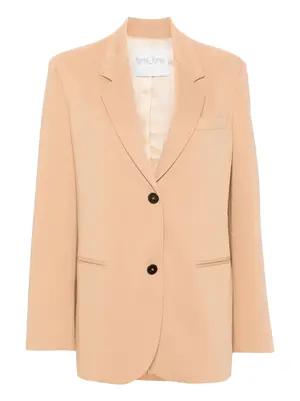 FORTE_FORTE Single-breasted Blazer - Neutrals