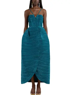 Cult Gaia Amaria Long Dress - Blue