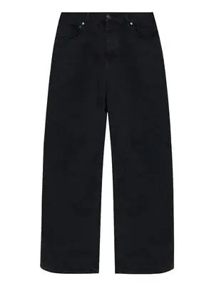 Balenciaga Loose-fit Jeans - Black