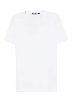 Dolce & Gabbana Logo-embroidered T-shirt - White