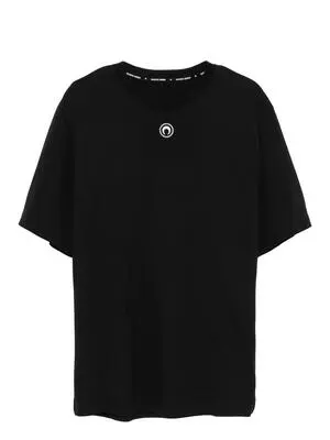 MARINE SERRE Moon-logo T-shirt - Black