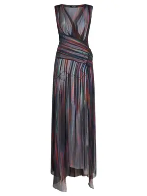 Etro Printed Maxi Dress - Black