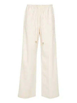FORTE_FORTE Felted Palazzo Pants - Neutrals