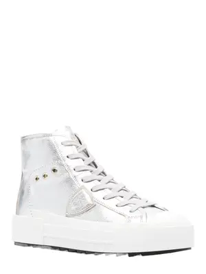 Philippe Model Hybrid Mid Sneakers - Silver