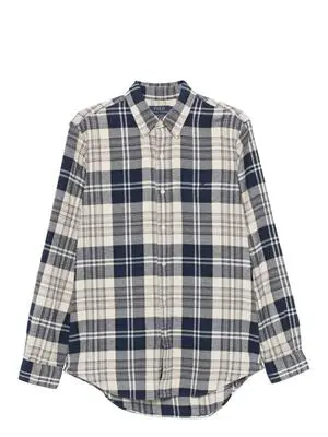 Polo Ralph Lauren Plaid-check Shirt - Blue