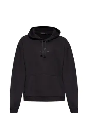 GIUSEPPE ZANOTTI Cotton Hoodie - Black