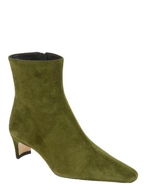 Staud Wally Ankle Boots - Olive