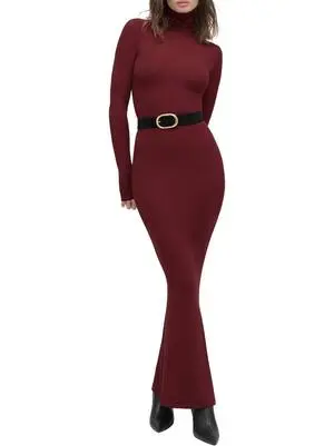FAVORITE DAUGHTER The Millie Long Sleeve Knit Dress - Vino