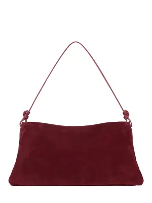 Staud STAUD Wally Suede Shoulder Bag Pinot