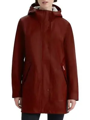 Hunter Adela Classic Waterproof Rain Jacket - Cranberry