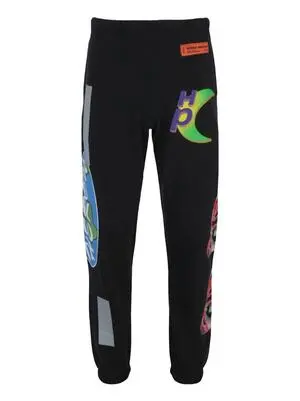 Heron Preston Global Collage Sweatpants - Black
