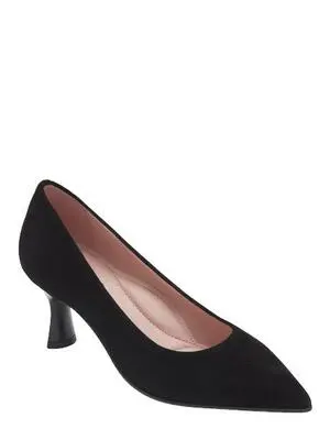Naot Margot Pointed Toe Pump - Black Classic Suede