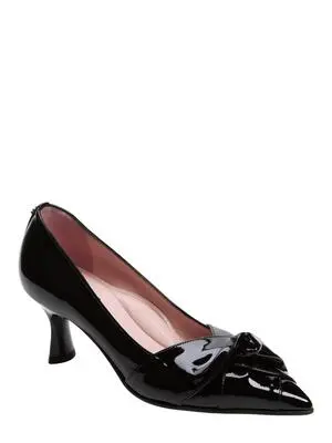Naot Harlow Pointed Toe Pump - Black Classic Patent