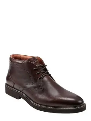 Rockport Flynn Plain Toe Derby Boots - Dark Brown