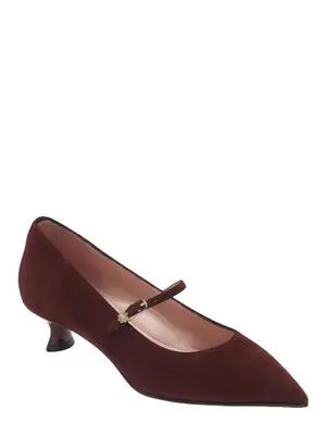 Naot Rosalie Pump - Burgundy Suede
