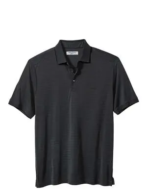 Tommy Bahama Bay Stripe Islandzone® Performance Polo - Coal