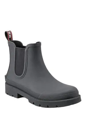Hunter Orford Insulated Waterproof Chelsea Boot - Black/ Black