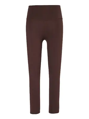 Varley Freesoft High-rise Stretch-woven Leggings - Coffee Bean