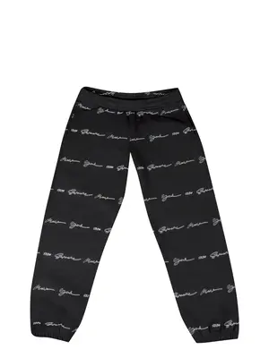 Supreme Script Stripe Sweatpant - Black