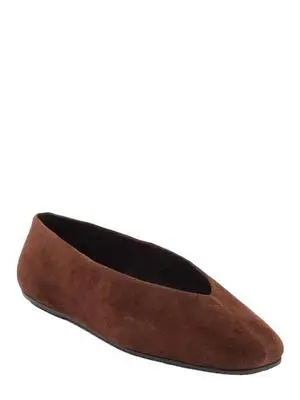 Jeffrey Campbell Fathom Flat - Brown Suede
