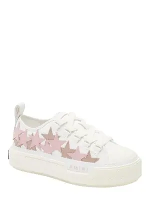 Amiri Stars Court Sneakers - White Pink