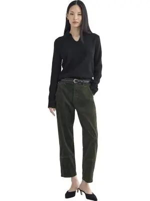 Everlane Utility Barrel Pant - Dark Forest