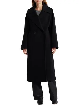 HISO Isabella Wool-blend Coat - Black