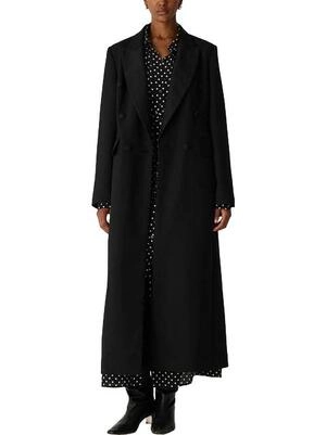 Rebecca Taylor Refined Suiting Crombie Coat - Black