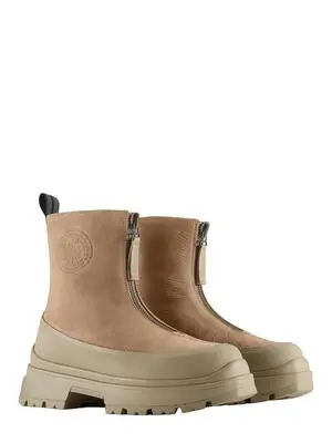 Canada Goose Kya Zip-Up Boots Tan