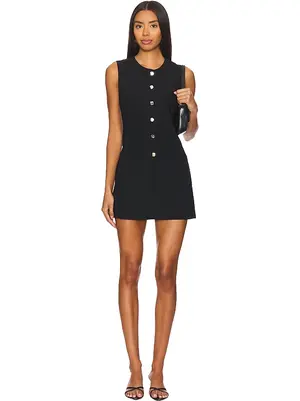Amanda Uprichard Tori Mini Dress - Black