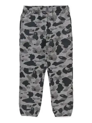 A BATHING APE Heather Camo Sweatpants - Gray