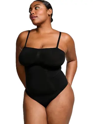 Victoria's Secret Shapewear Victoria Seamlessshaping™ Strapless Bodysuit - Black