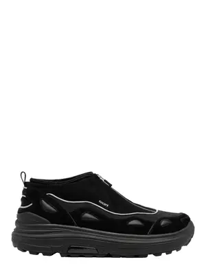 Suicoke Akk-zip Panelled Sneakers - Black