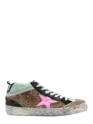 GOLDEN GOOSE Mid Star Double-Quarter Sneakers