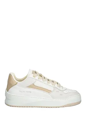 Filling Pieces Perforated Trainers - White