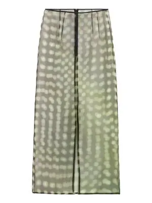 16Arlington Dia Midi Skirt - Green