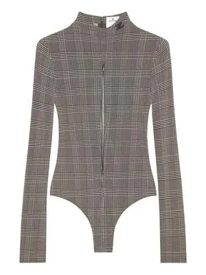 COURREGES Prince Of Wales-pattern Body - Black