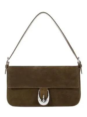 Staud STAUD Harlow Suede Shoulder Bag Truffle
