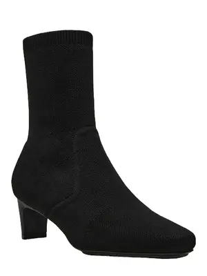 Anne Klein Anne Klein Iga Sock Bootie Black Knit