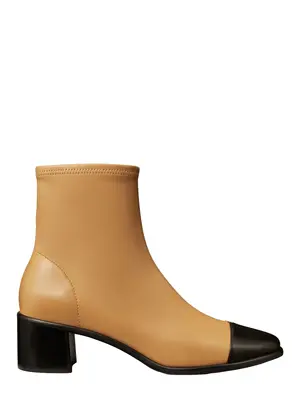 Tory Burch 50mm Cap-toe Ankle Boots - Brown