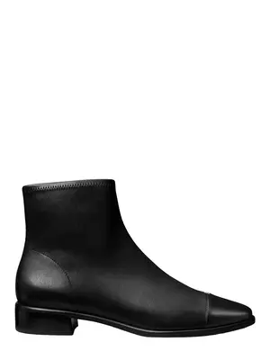 Tory Burch 25mm Cap-toe Ankle Boots - Black