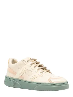 HIDE&JACK Mini Silverstone Leather Sneakers - Neutrals