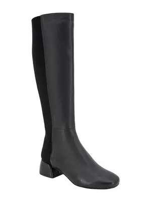 Gentle Souls By Kenneth Cole Emily Knee High Boot - Black Leather